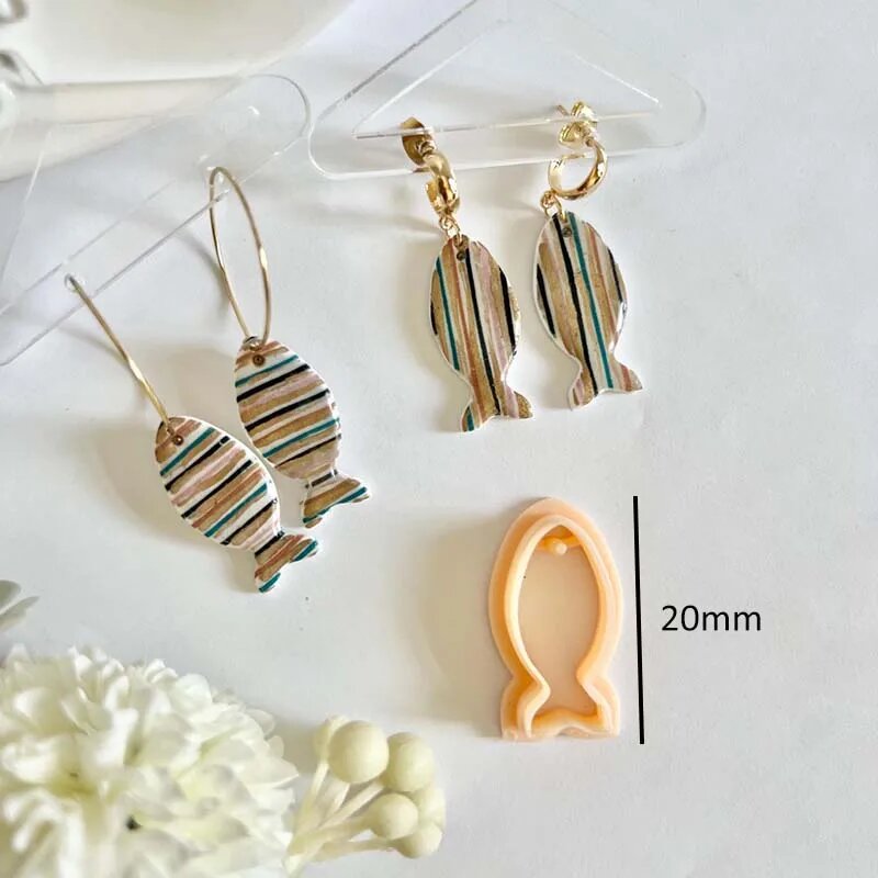 Резаки для полимерной глины Cute Fish C032-20mm