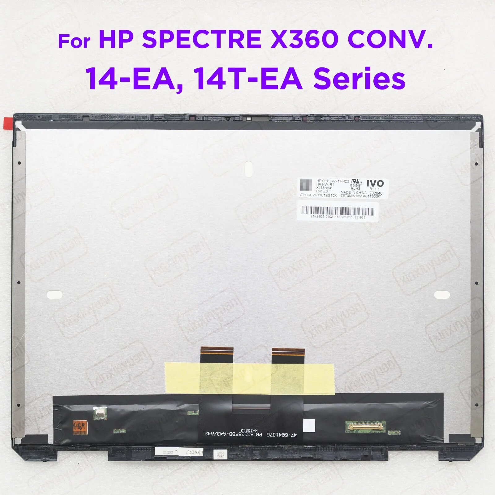 13,5-дюймовый сенсорный ЖК-экран в сборе для HP SPECTRE X360 14-EA 14T-EA AM-OLED Панель дисплея 14-EA0047NR ea0054TU EA1008CA M22157-001
