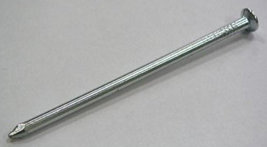 Гвозди строительные оцинкованные, стальные, 3.0×80мм, 5кг / крепеж и фурнитура