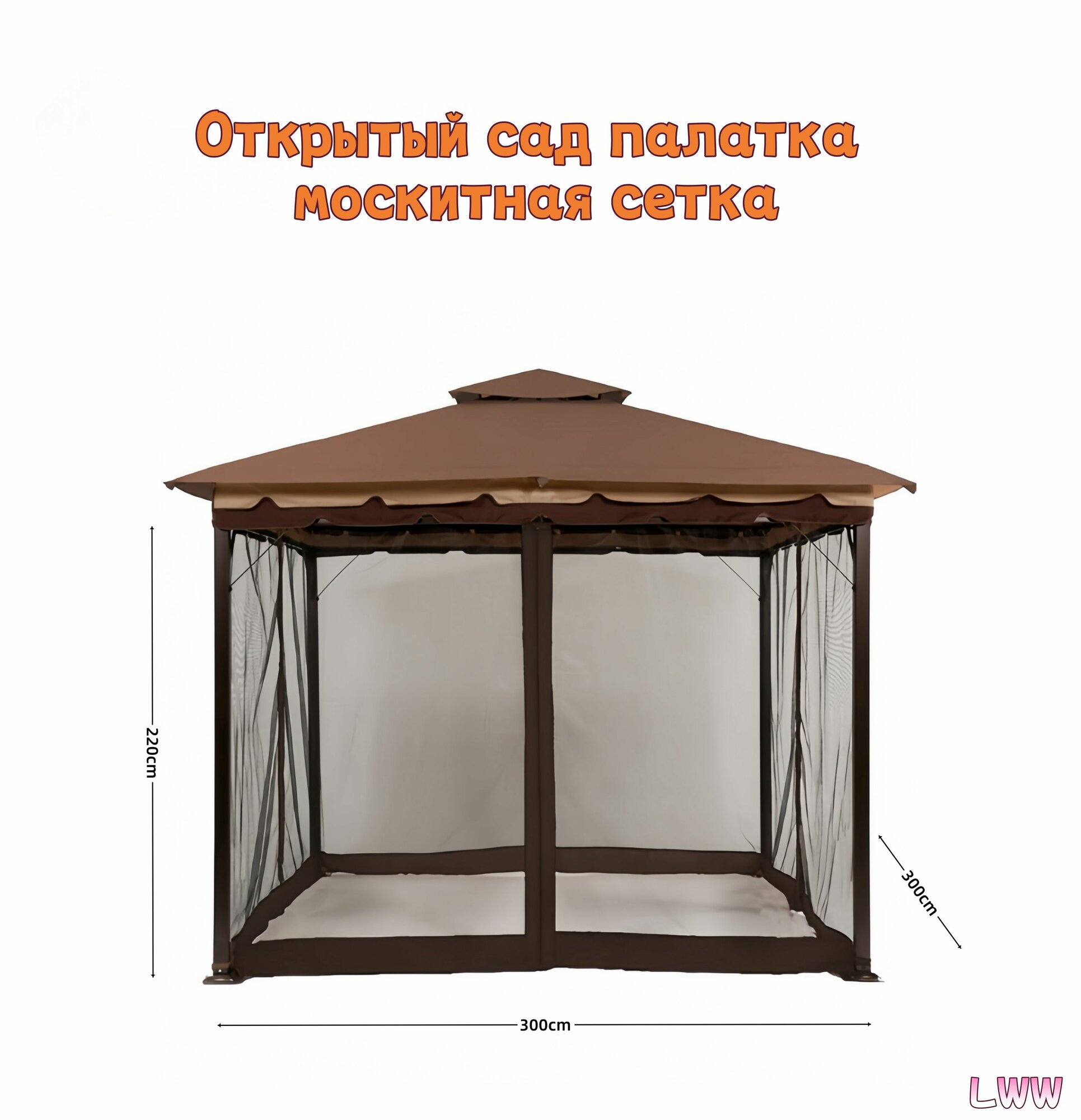 Универсальная сменная москитная сетка, уличная сетка, боковая стенка, занавеска с застежкой-молнией LWWУ