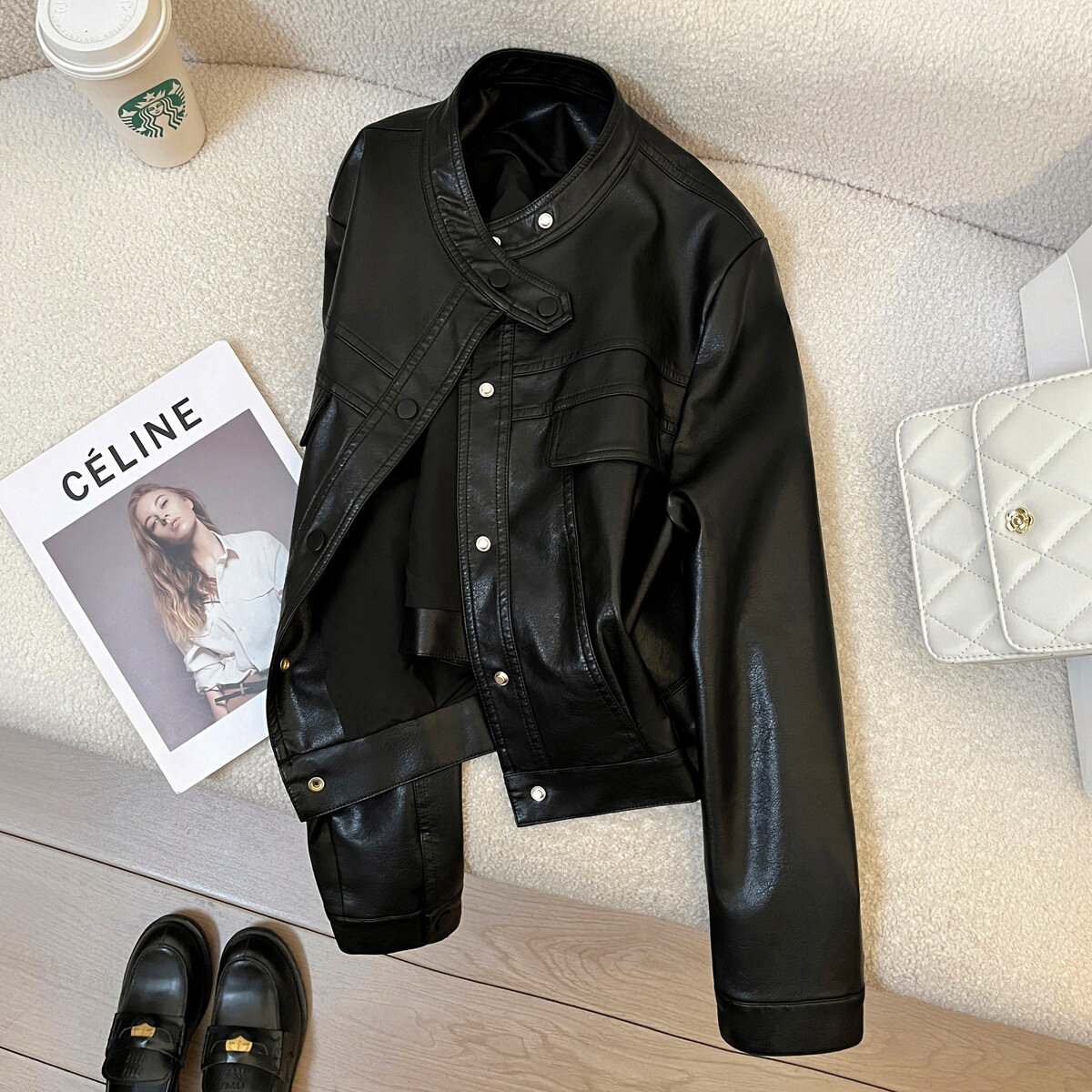 Куртка кожаная