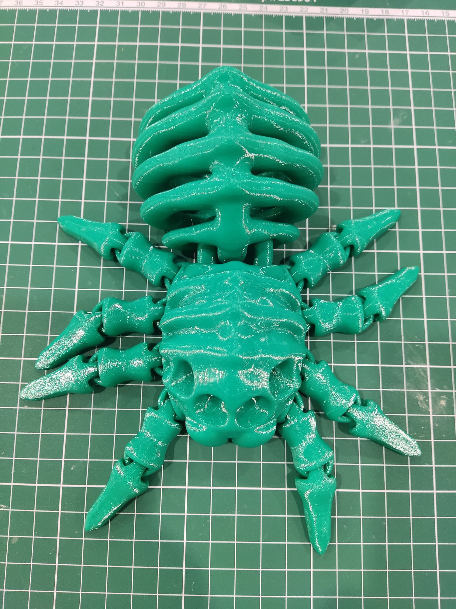 Игрушка "паук большой", 3D-печать, пластик TPU гибкий