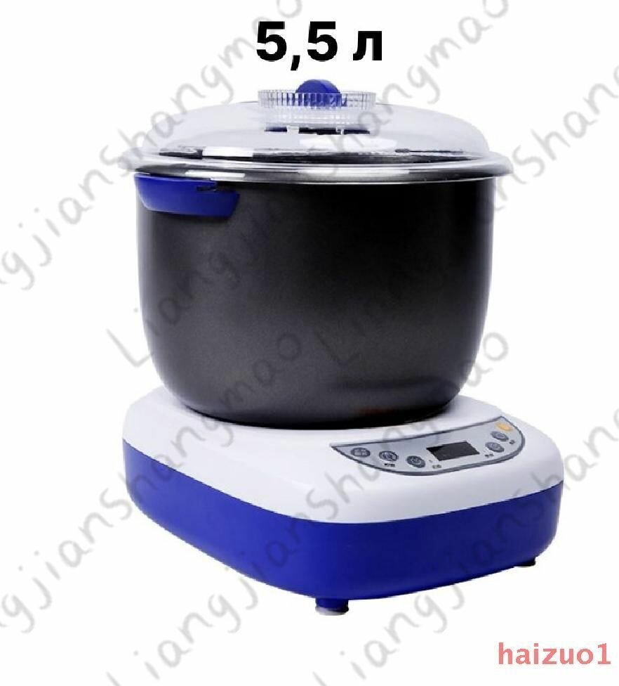 Тестомес-брожитель 2 в 1 для пельменного дрожжевого крутого теста с подогревом/стационарный блендер миксер для хлеба пельменей пиццы манты дома/бытовой ручной многофункциональный комбайн смеситель