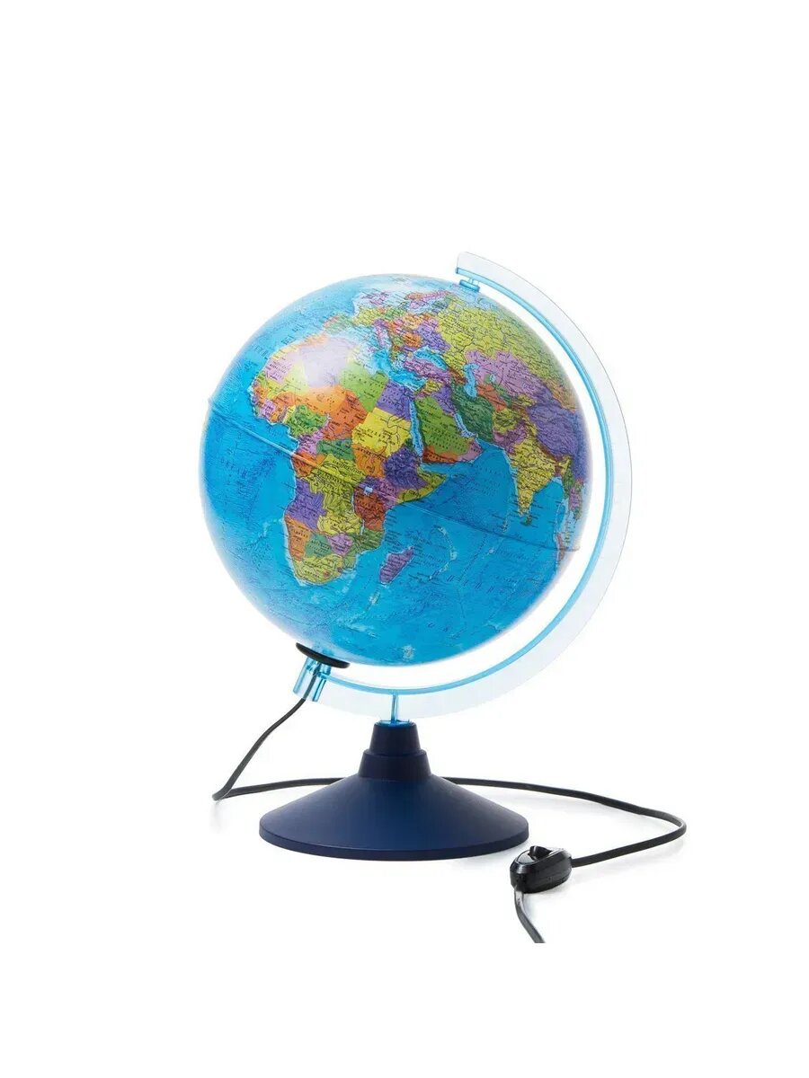 Глобус с двойной картой День и Ночь d=25 см