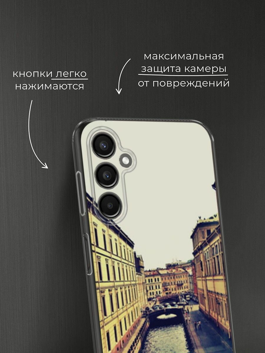 Чехол на Samsung Galaxy A24 / Самсунг Галакси A24 с принтом "Санкт-Петербург" — фото 1