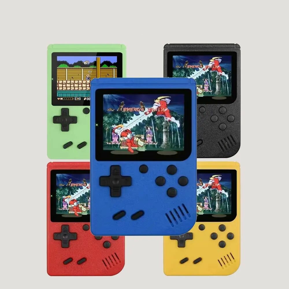 500 игр, портативная мини-видеоконсоль, 8-битная, ретро-видеовыход, ЖК-дисплей, игровая консоль с контроллером для телевизора