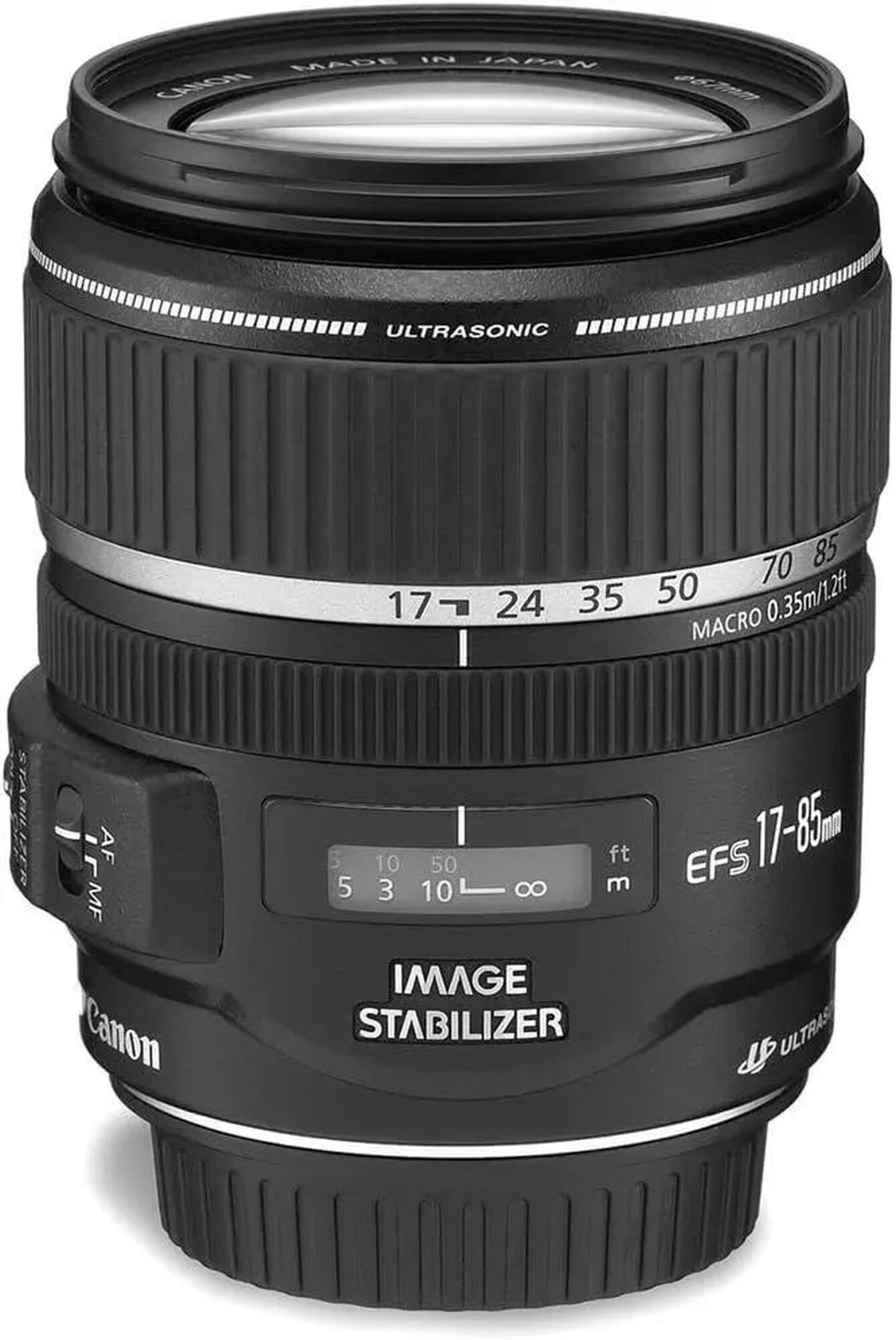Объектив Canon EF-S 17-85mm, 1.4-5.6 IS, USM, автофокус, стабилизация, пластик, черный