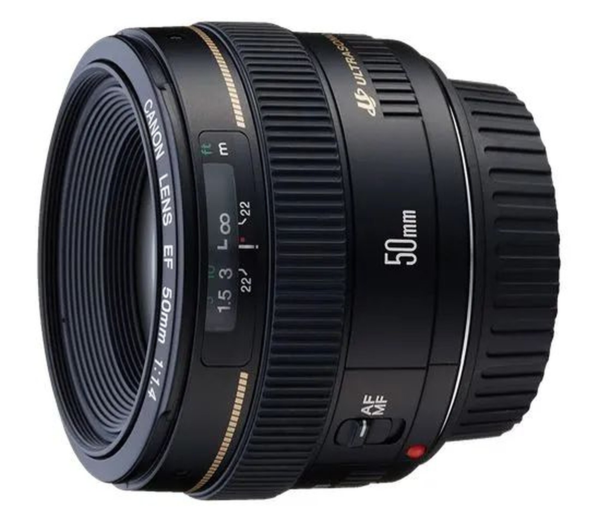Объектив Canon EF 50mm F/1.4 USM, светосильный, автофокус, черный