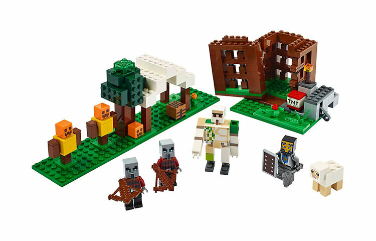 LEGO Raider Outpost Plastic Building Blocks 301 600pcs 21159 null