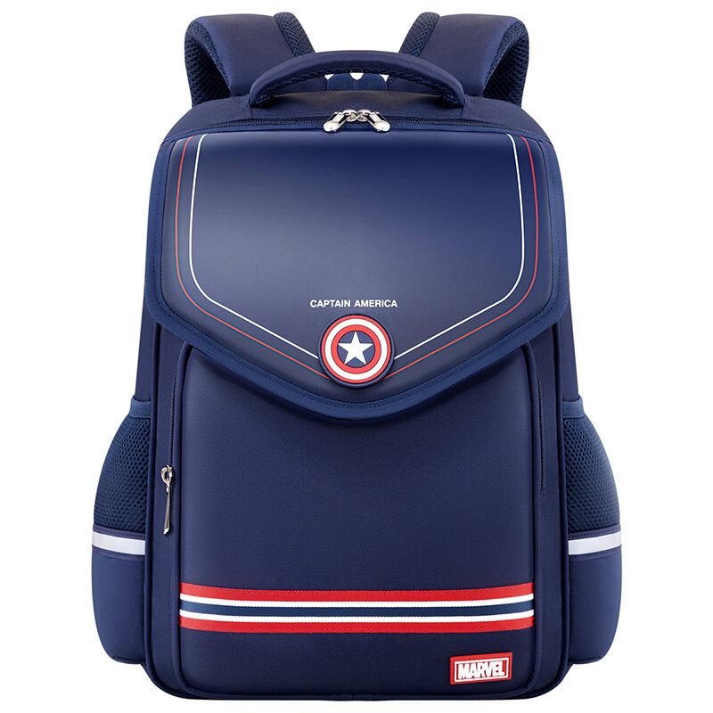 Рюкзак мужской Disney × Marvel из полиэстера и PU-кожи большого размера, синий, captain america