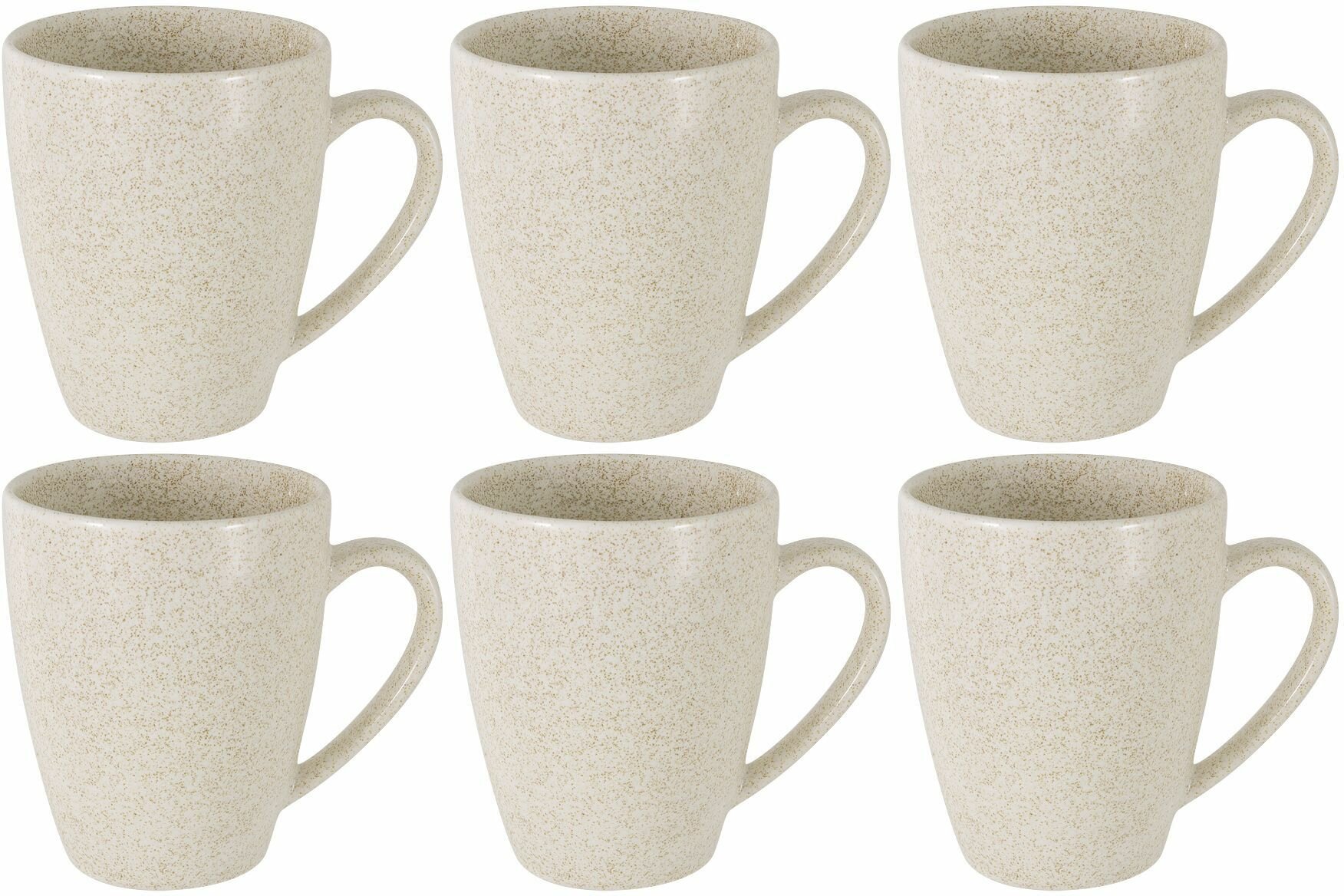 Набор из 6 кружек Maxwell & Williams Solaris 400 мл, фарфор, чашки для чая и кофе 6 шт