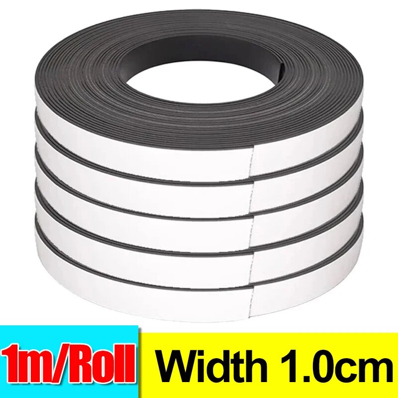 Магнитная лента резиновая самоклеящаяся 3M- (3 rolls), Width 1cm