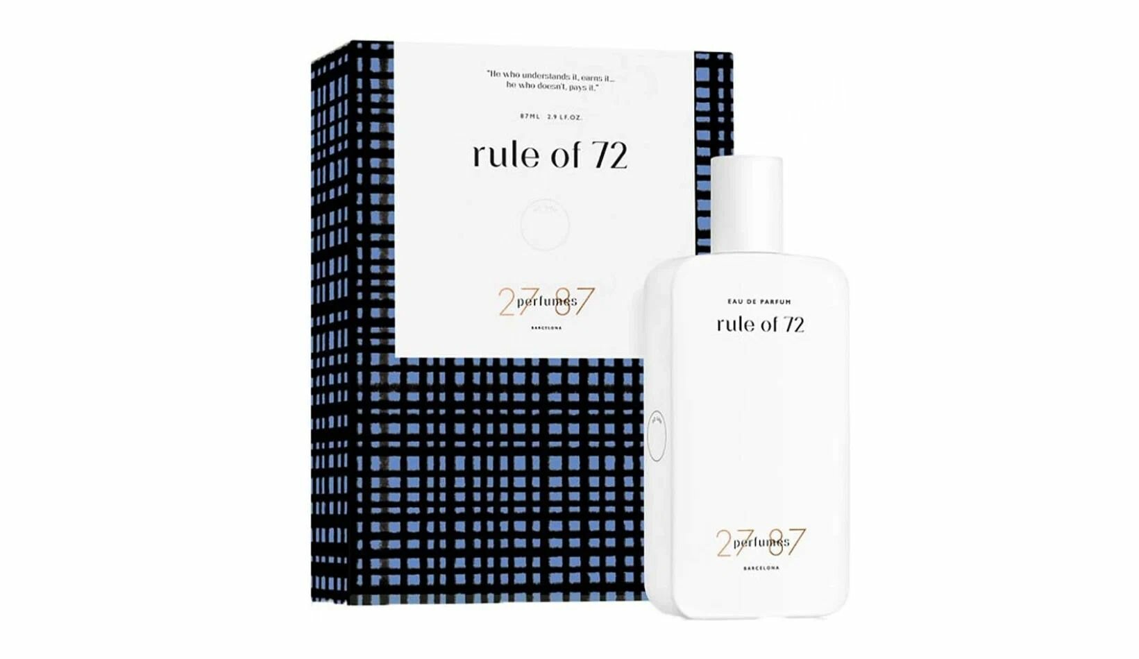 27 87 Perfumes Rule Of 72 парфюмерная вода 87 ml