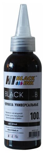 Чернила HI-BLACK для BROTHER (Тип B) универсальные, черные, 0.1 л, водные, 1507010392U