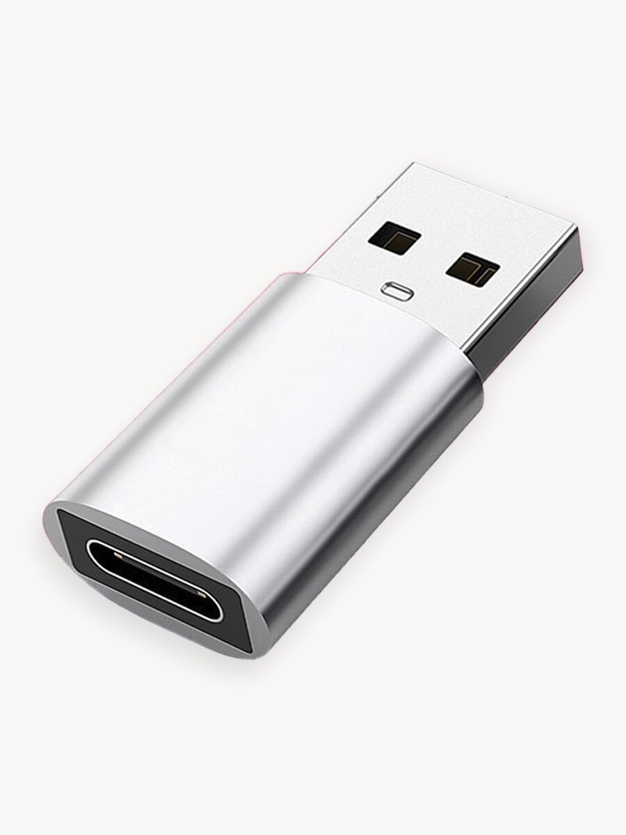 Адаптер переходник USB 3.0 - Type-C для флешки, телефонов, планшетов, компьютеров