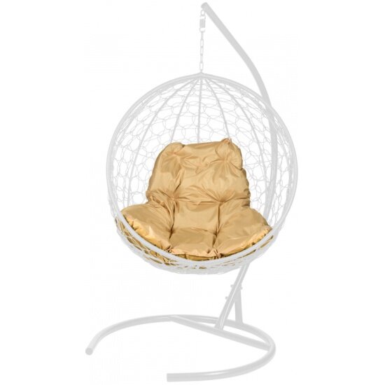 Подушка Bigarden для одноместного подвесного кресла бежевая