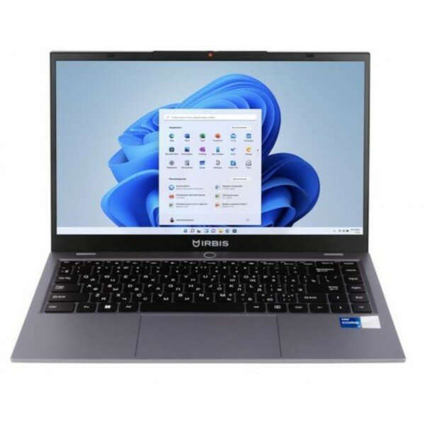 Ноутбук Irbis 14NBP3003 14 FHD (1920x1080) IPS 300cd, Core i5-1235U,16Gb DDR4-3200(1),512Gb SSD, Wi-Fi 6+BT 5,5300mAh, Metal case, Kbd Backlit, Type-C PD c
