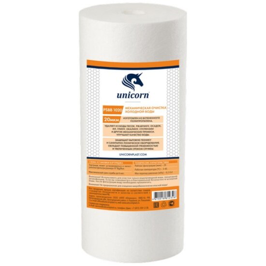 Сменный картридж Unicorn PSBB 1020 механический из вспененного полипропилена 10BB 20 микрон