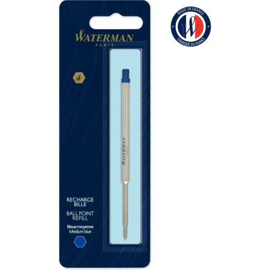 Стержень Waterman шариковый Standard Maxima (CWS0944490) M 1мм синие чернила блистер