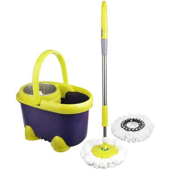 Набор Vetta МОП: ведро 14 л, швабра, доп. насадка (407-048)