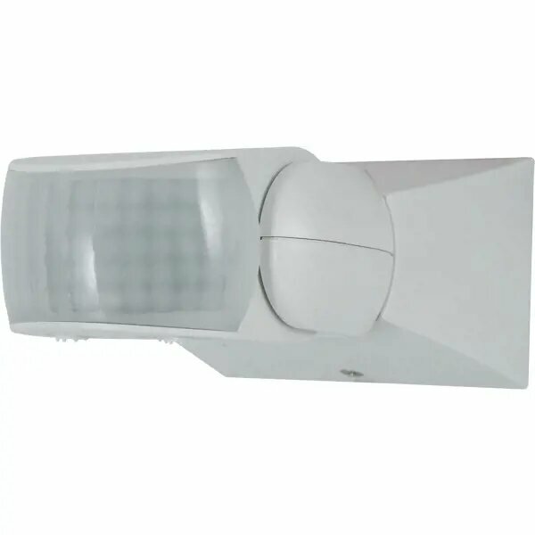 Датчик движения накладной 180 градусов 1200 Вт цвет белый IP44