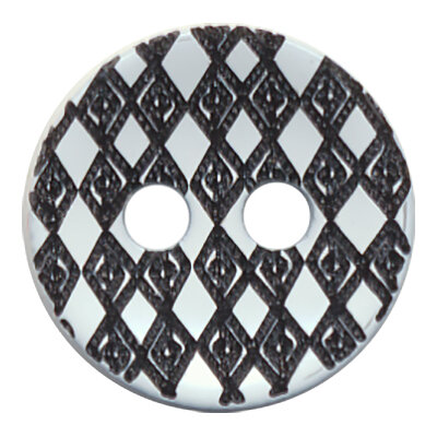 Пуговица "Gamma" AY 9952 16 " ( 10 мм) № А001 белый