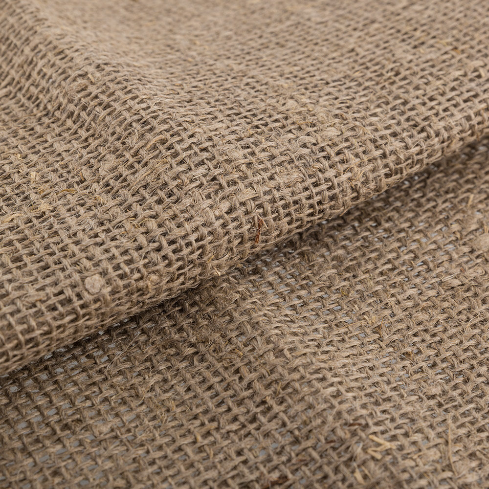 Декоративная (мешковина) 4С79 220 г/кв. м ± 5 50 см х 50 см 100% лён №330 натуральный