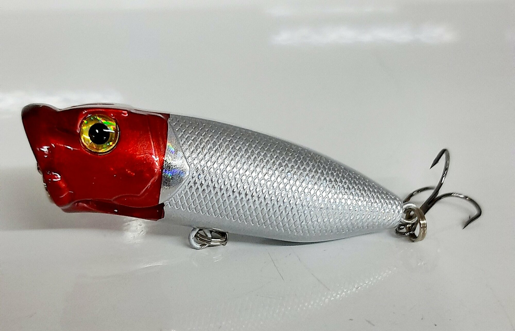 Воблер, SHARADO 8 cм, 12 г, поппер, малас серебро