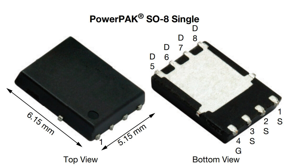 Микросхема SIRA06DP N-Channel MOSFET 30V 40A SO-8