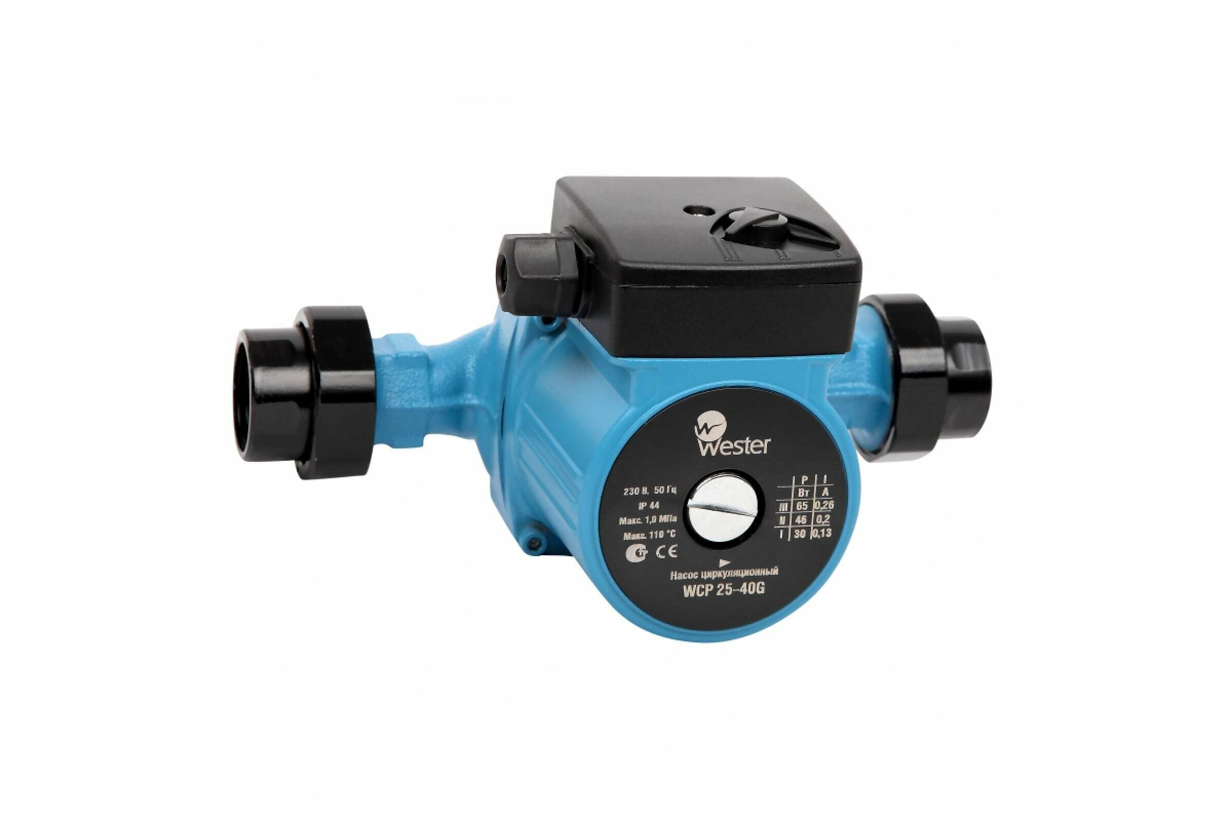 Насос циркуляционный WESTER WCP 25-40G (с гайками)-180мм