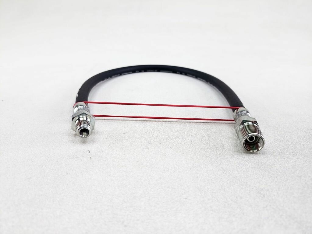 Шланг тормозной передний / сцепления для а/м УАЗ / РЦС Хантер, Патриот, L - 530 мм, резьба М12