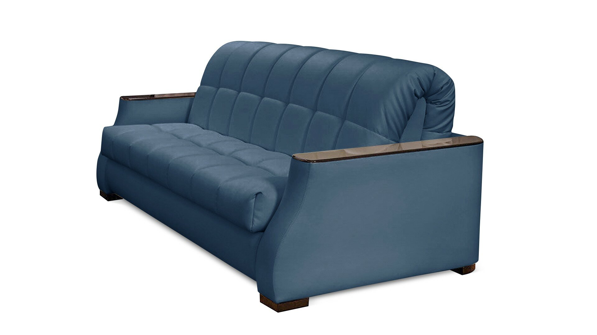 Диван Августин Лайт Vivaldi 14 NEW 191x105x88 см, синий Велюр, аккордеон GOODFORM