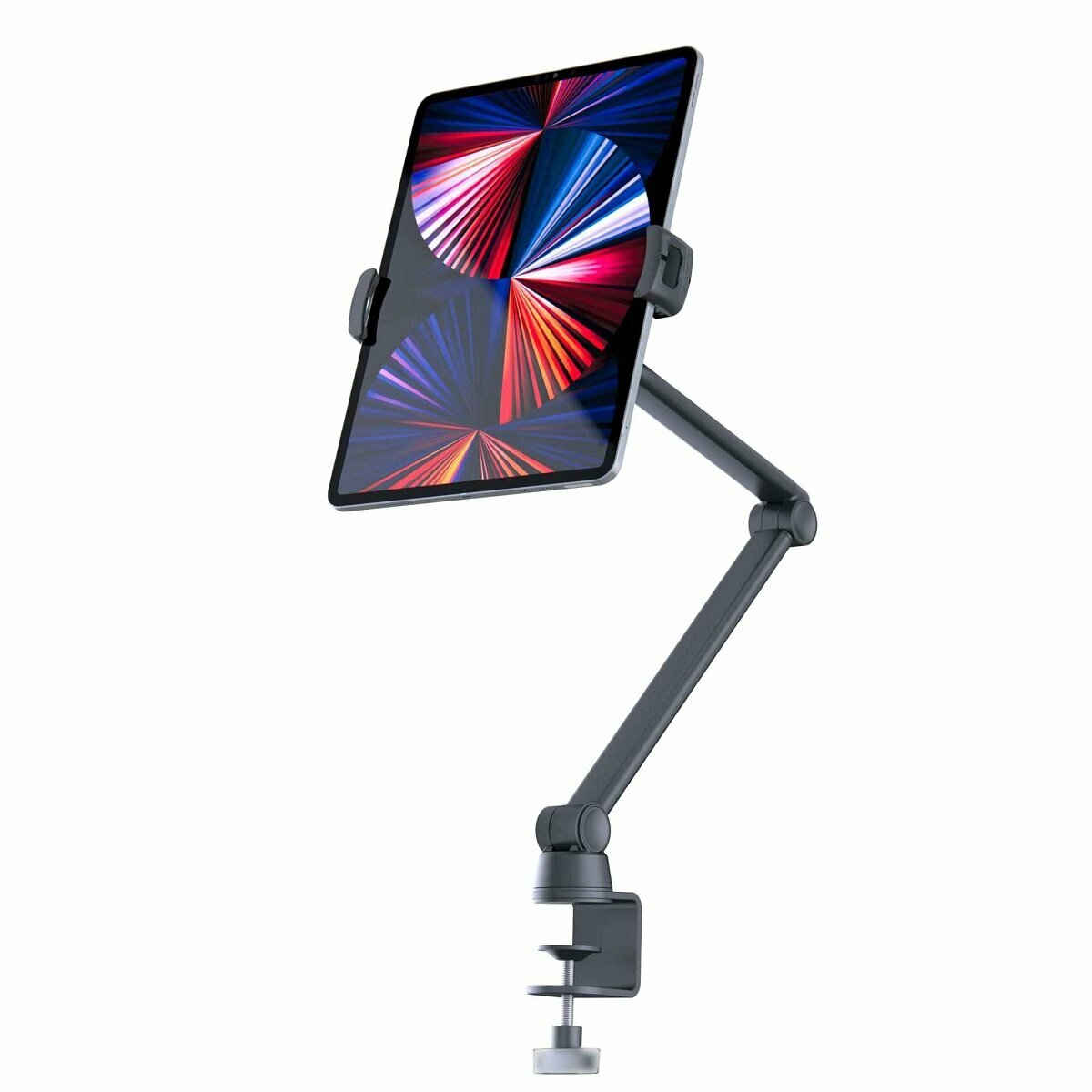 Металлическая подставка для планшета на струбцине Arroys TB-LD12 black