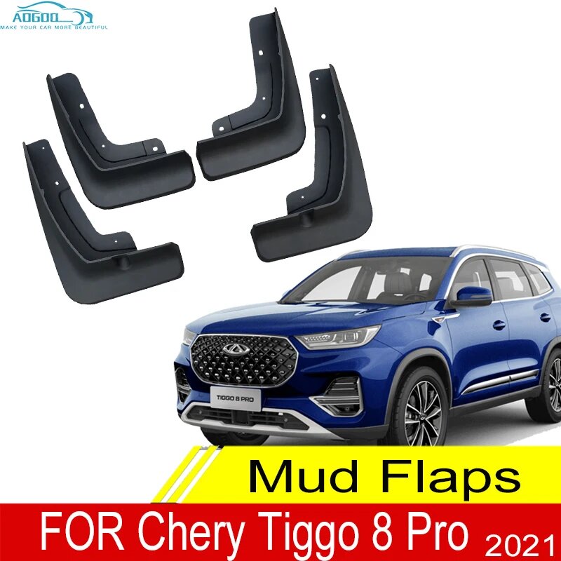 Грязеотвод для Chery Tiggo 8 Pro 2023 2022 2021 Max, переднее и заднее Брызговики, брызговики, автомобильные аксессуары