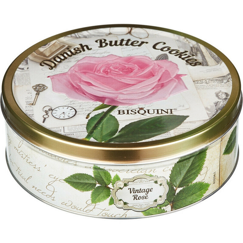 Печенье Bisquini Розы, ж/б, 400 г