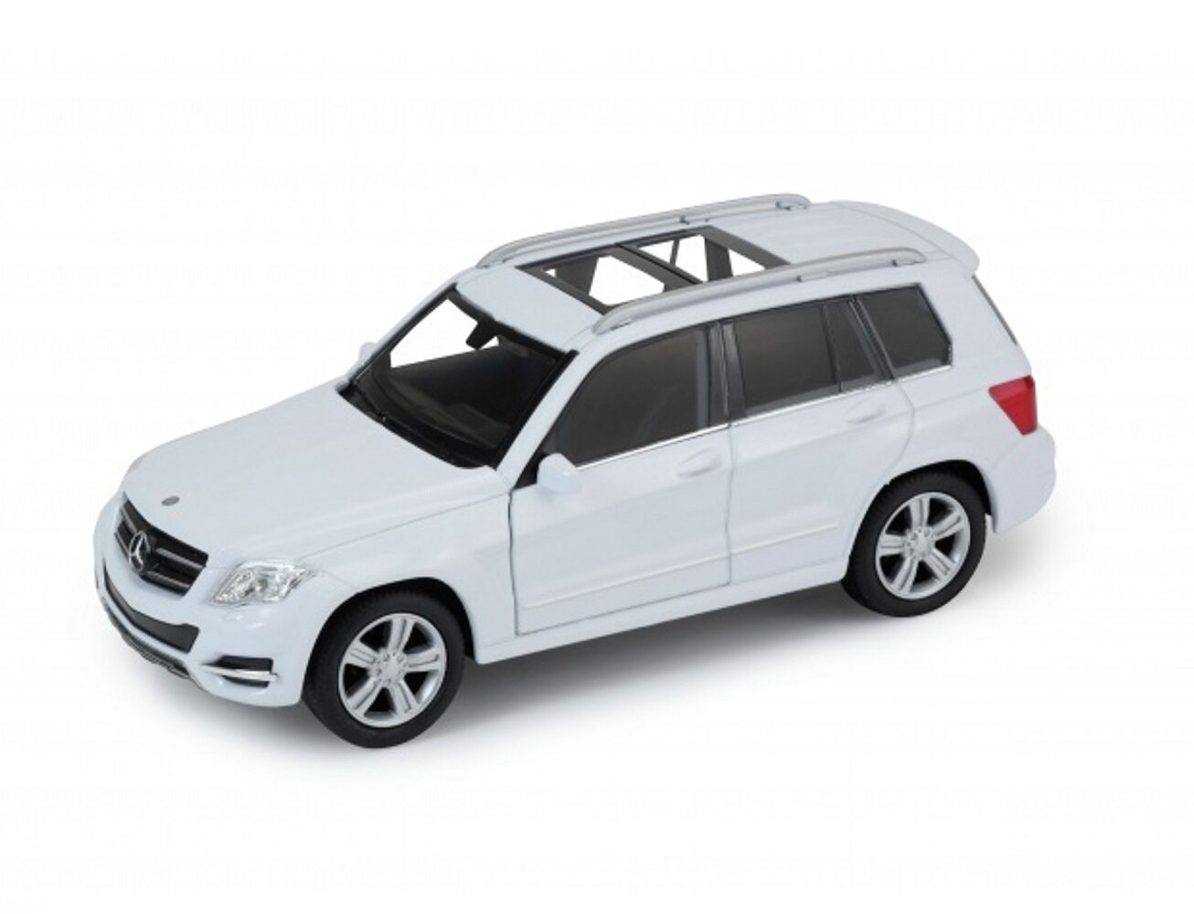 Модель машины 1:38 Mercedes-Benz GLK Welly белый 43684 металл