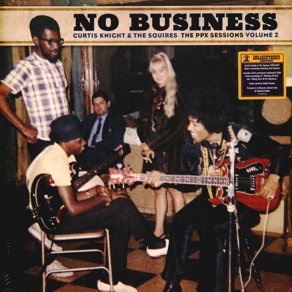 Пластинка виниловая Curtis Knight & The Squires "No Business (The PPX Sessions Volume 2)" (Ltd, RSD 2020)