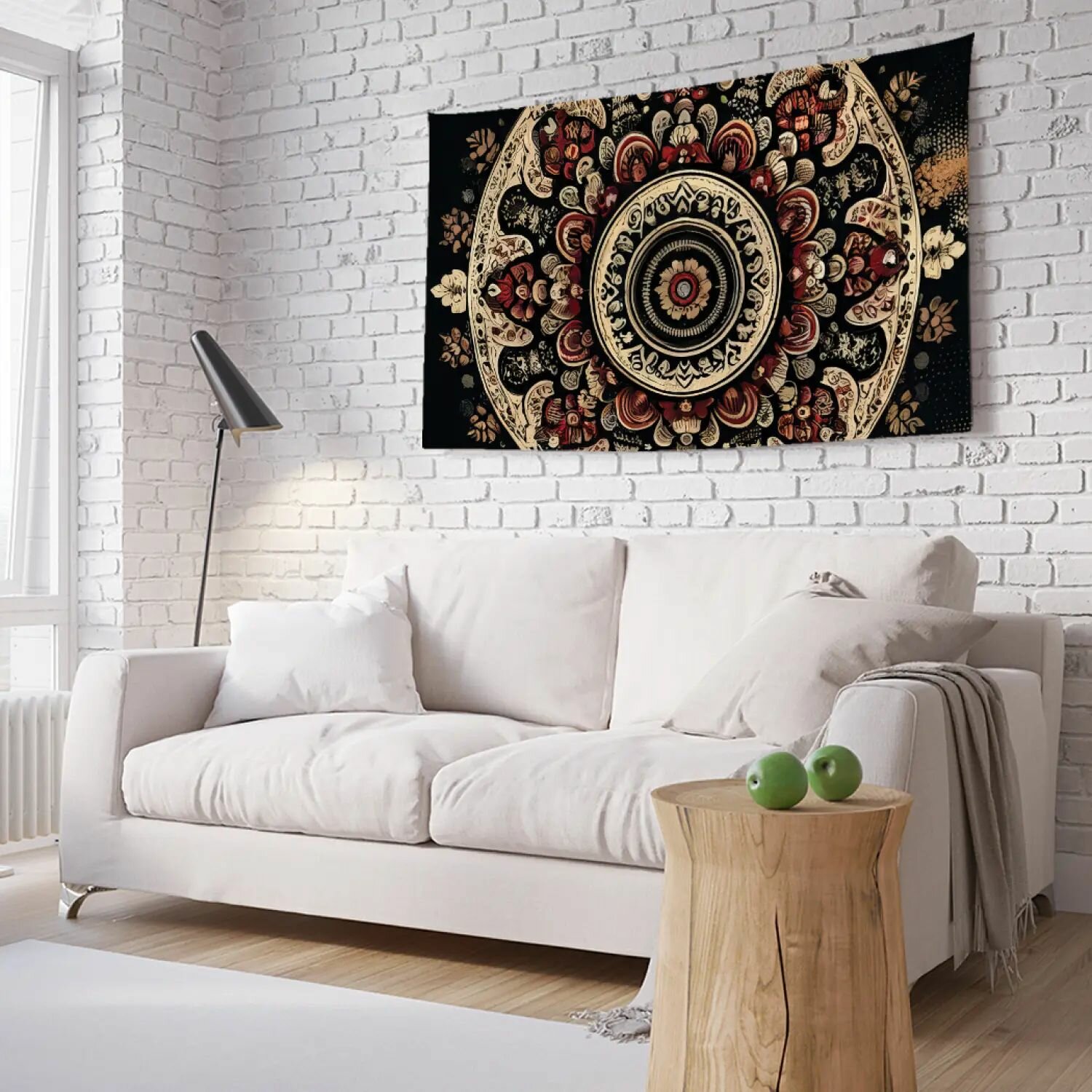 Фотопанно на стену горизонтальный постер 100х150 "Мотивы мандалы", JoyArty