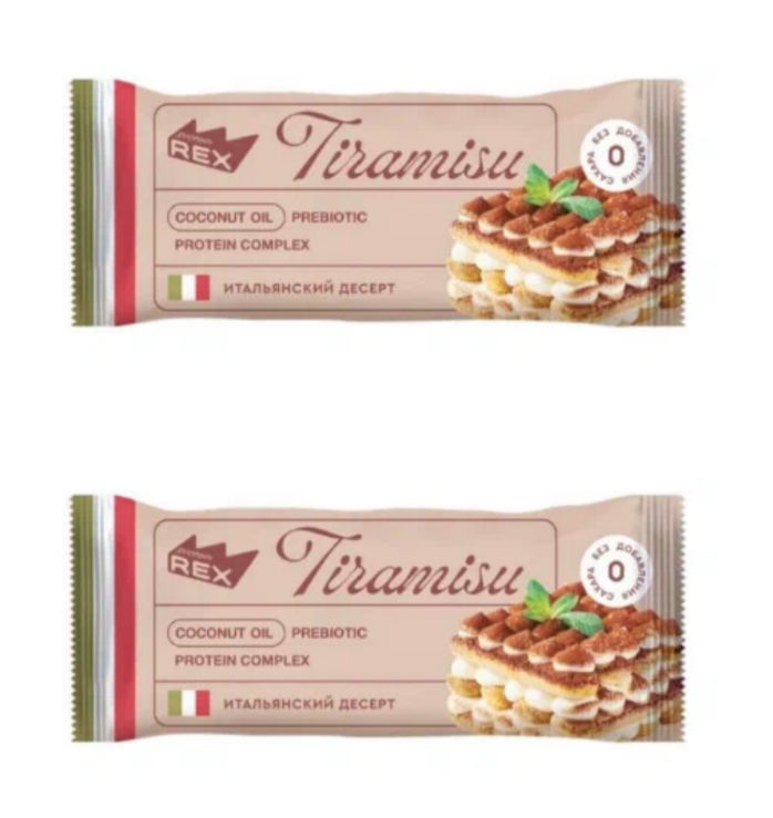 Пирожное протеиновое Тирамису, 40 гр, 2 шт