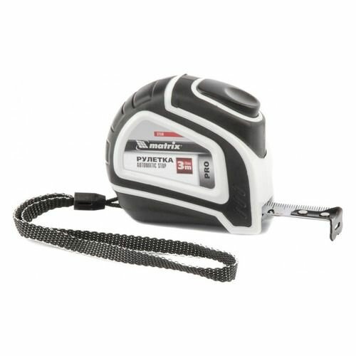 Рулетка строительная MATRIX 32550, 3м x 16мм, с автостопом [32550 ]