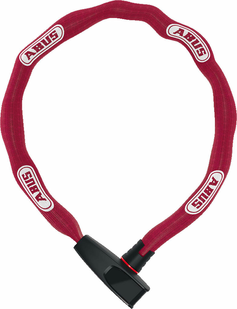 Велозамок ABUS Catena 6806K/85 см, цепь 6мм, ключ, красный