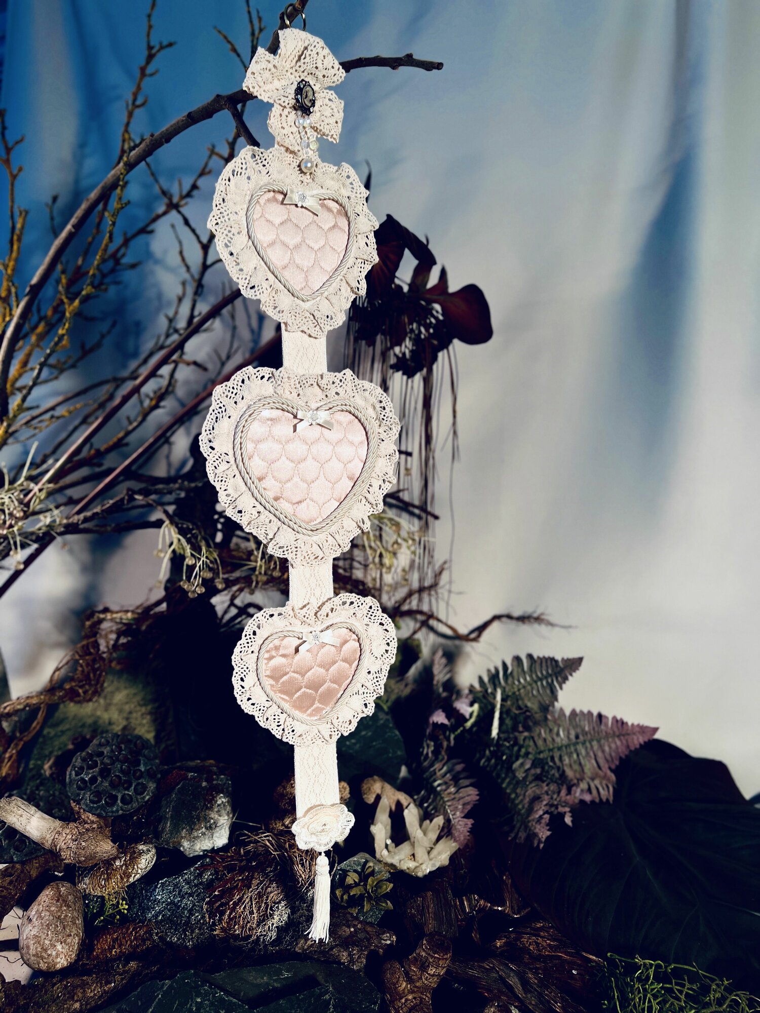 Фоторамка Ajourele "Сердце", кружевная, ручная работа, 85см x 17см x 2см