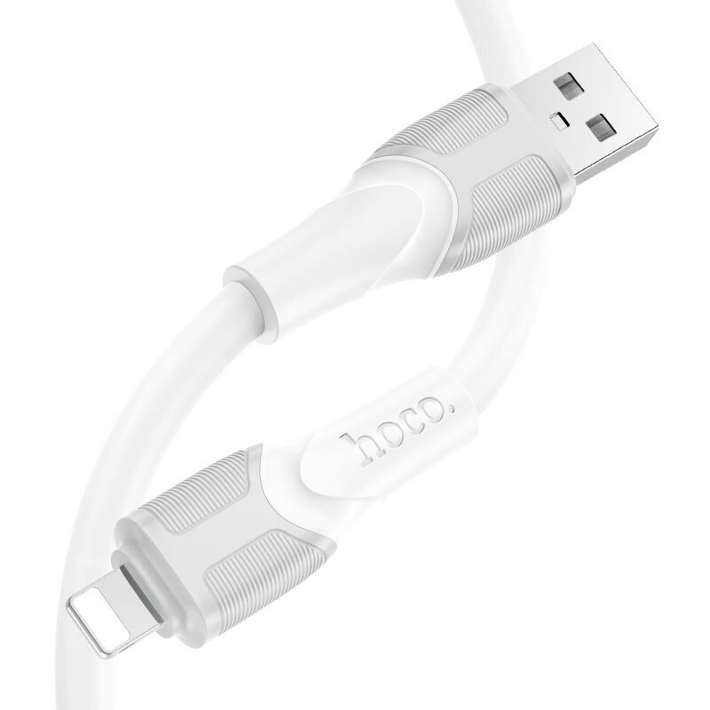 USB дата кабель Lightning, HOCO, X106, 2M, белый