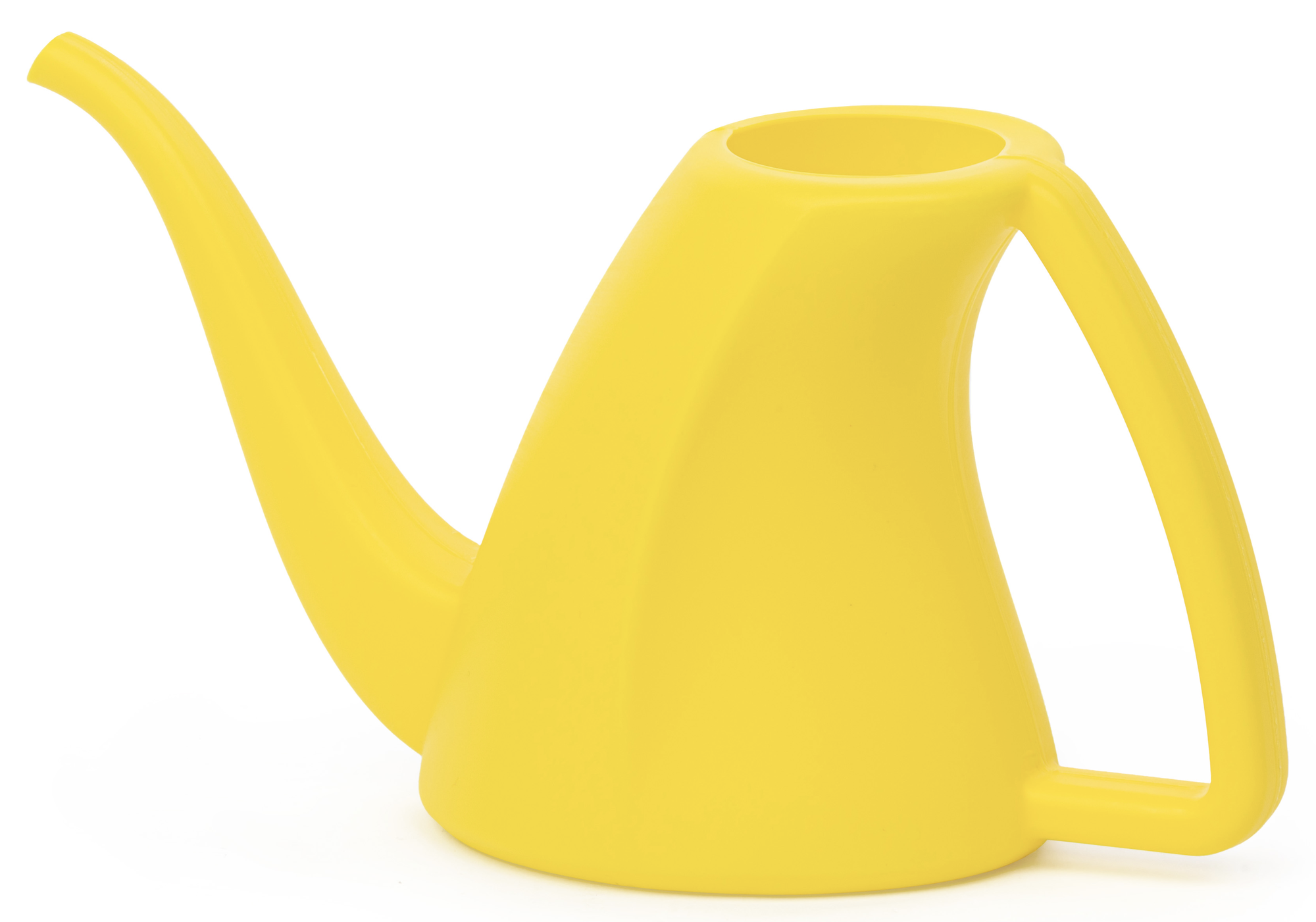 Лейка для цветов Альтернатива Источник, из пластика, желтого цвета, 0.8л / для комнатных растений