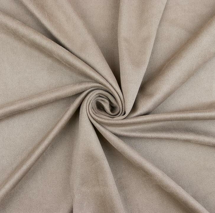 Двусторонняя (искусственная) замша цвет бежевый, 30*70 см, плотность 330 гр