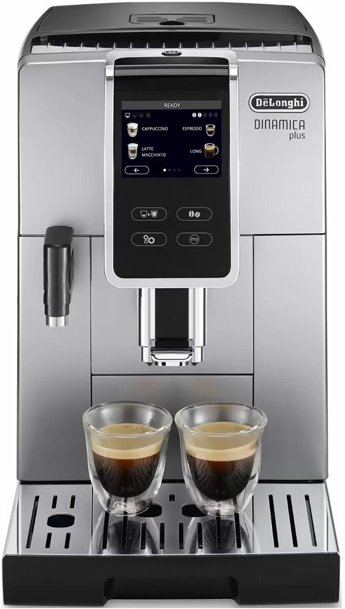 Кофемашина De'Longhi Dinamica Plus ECAM 370.70. SB, серебристый/ черный