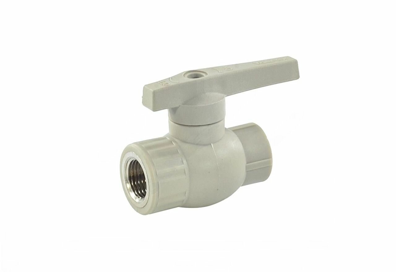 Кран шаровой PP-R серый Дн 32х1" ВР VALFEX 10144132Г