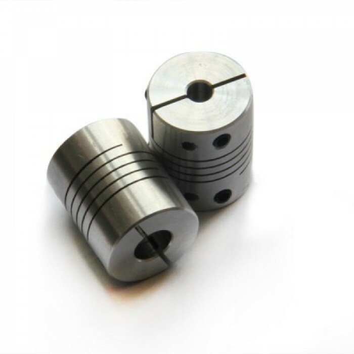 Гибкая муфта 5x5, для 3D-принтеров и станков ЧПУ, с валом 5 мм