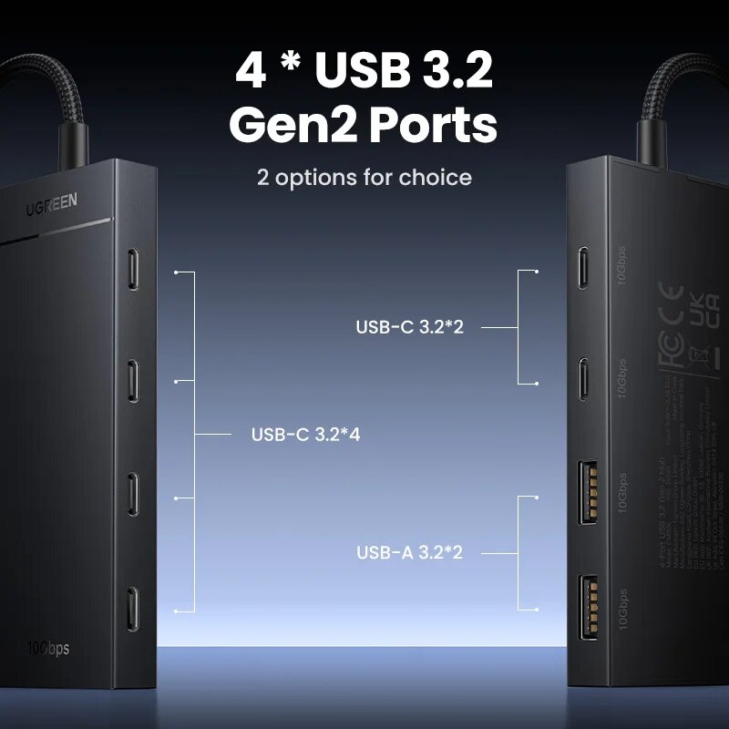 UGREEN USB C HUB 4 порта — фото 1