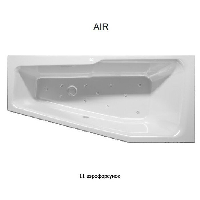 Гидромассажная ванна RIHO RETHINK SPACE AIR 160x75 L